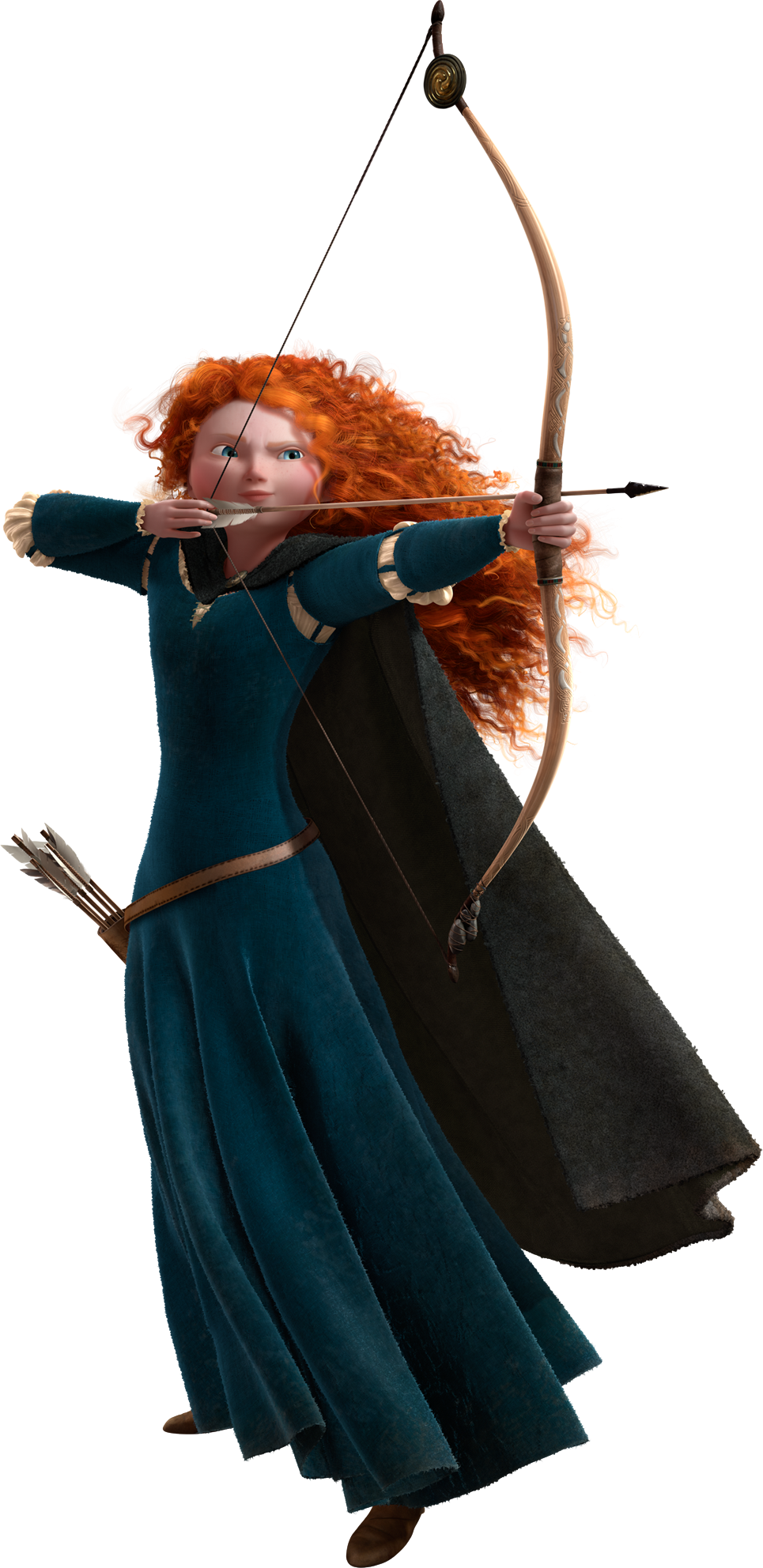 Merida Png Images - Merida Brave Shooting Arrow Clipart - Large Size ...