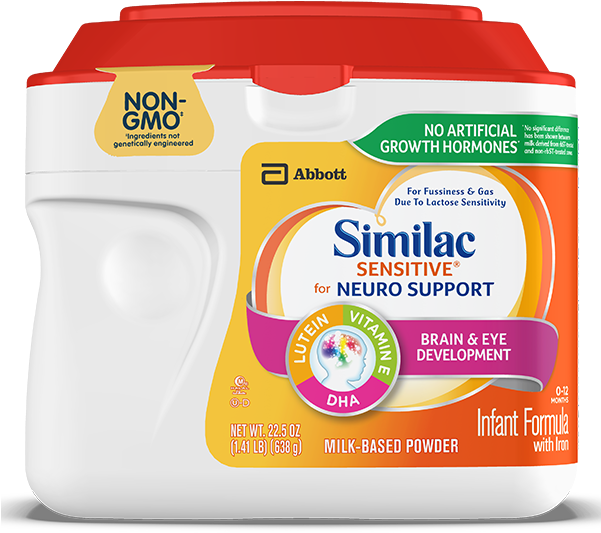 Similac Sensitive Stage 1 Non-gmo Formula For Lactose - Baby Formula ...