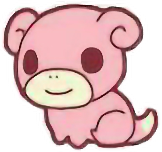 Slowpoke Sticker - Cartoon Clipart - Large Size Png Image - PikPng