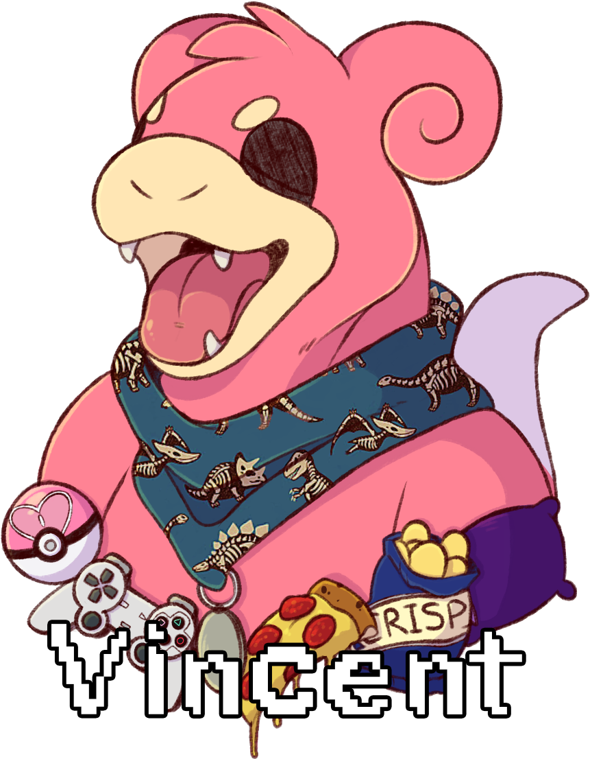 [p] Slowpoke Badge - Cartoon Clipart - Large Size Png Image - PikPng