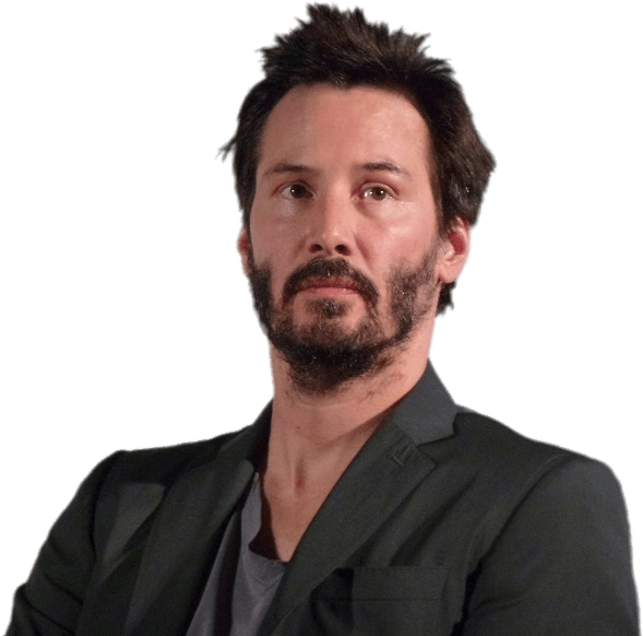 At The Movies - Keanu Reeves Clipart - Large Size Png Image - PikPng