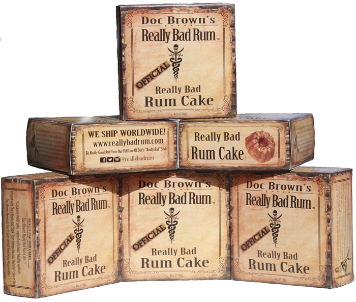 Doc Brown's Really Bad Rum Cake - Box Clipart - Large Size Png Image ...