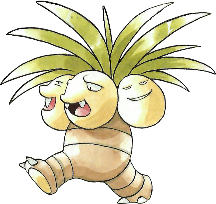 [ Img] - Exeggutor Ken Sugimori Clipart - Large Size Png Image - PikPng