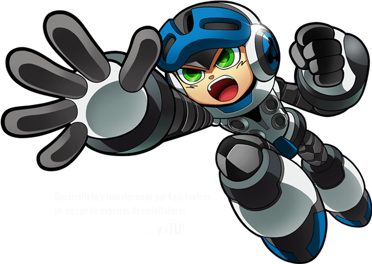 Mighty No 9 Beck Png Clipart - Large Size Png Image - PikPng