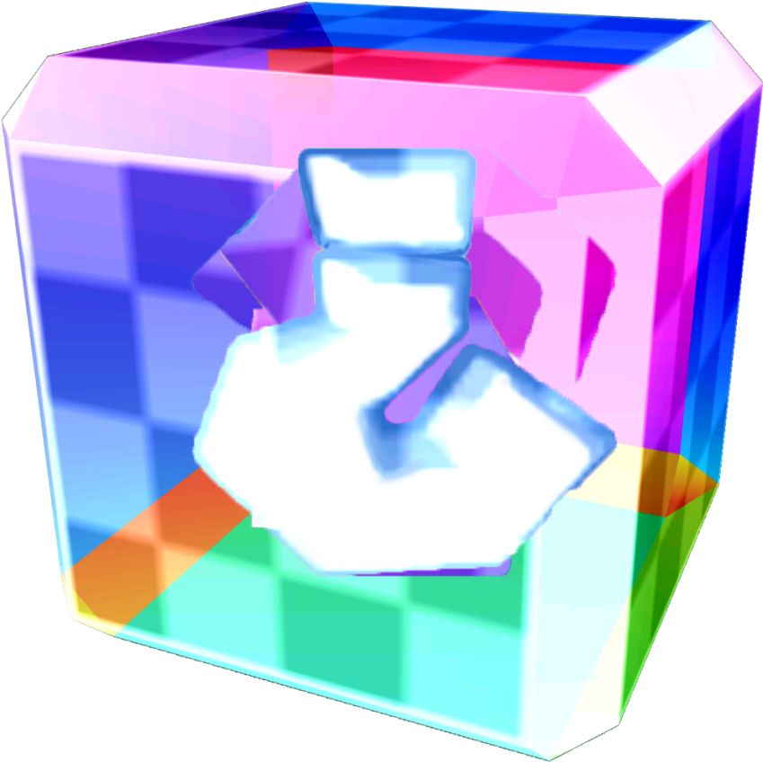 Fake Item Box - Mario Kart 64 Fake Item Box Clipart - Large Size Png ...