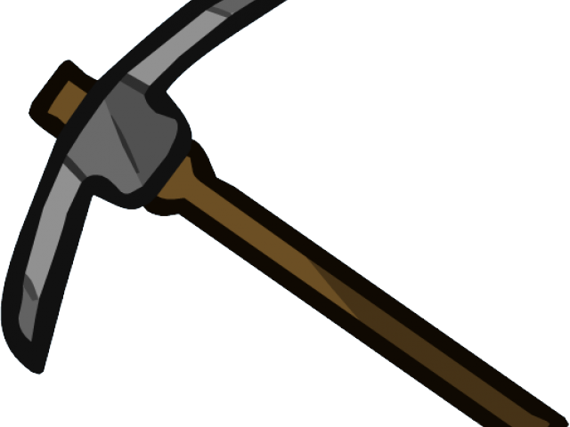 Transparent Cartoon Pickaxe Clipart - Large Size Png Image - PikPng