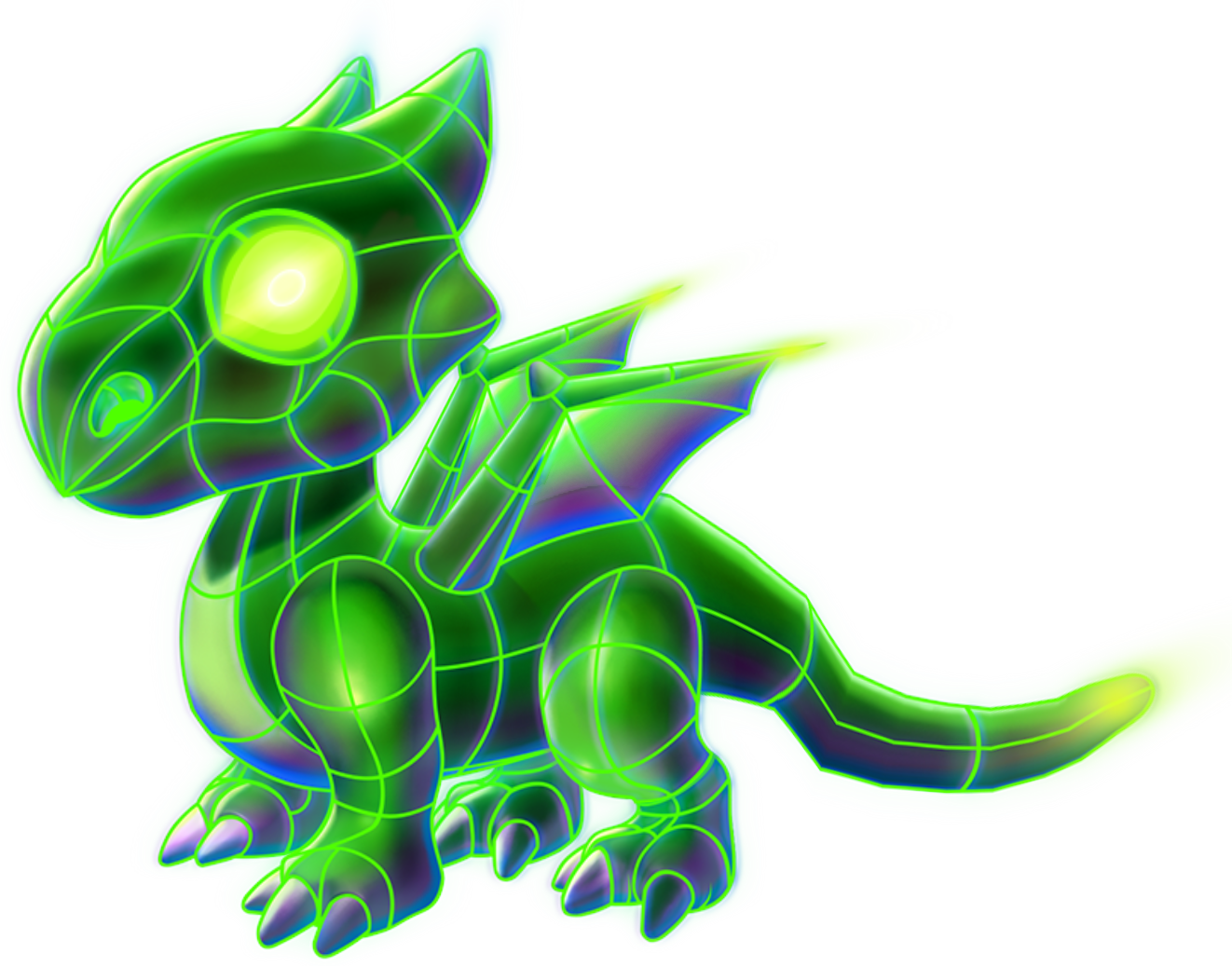 Laser Dragon Baby - Dragon Mania Laser Clipart - Large Size Png Image ...