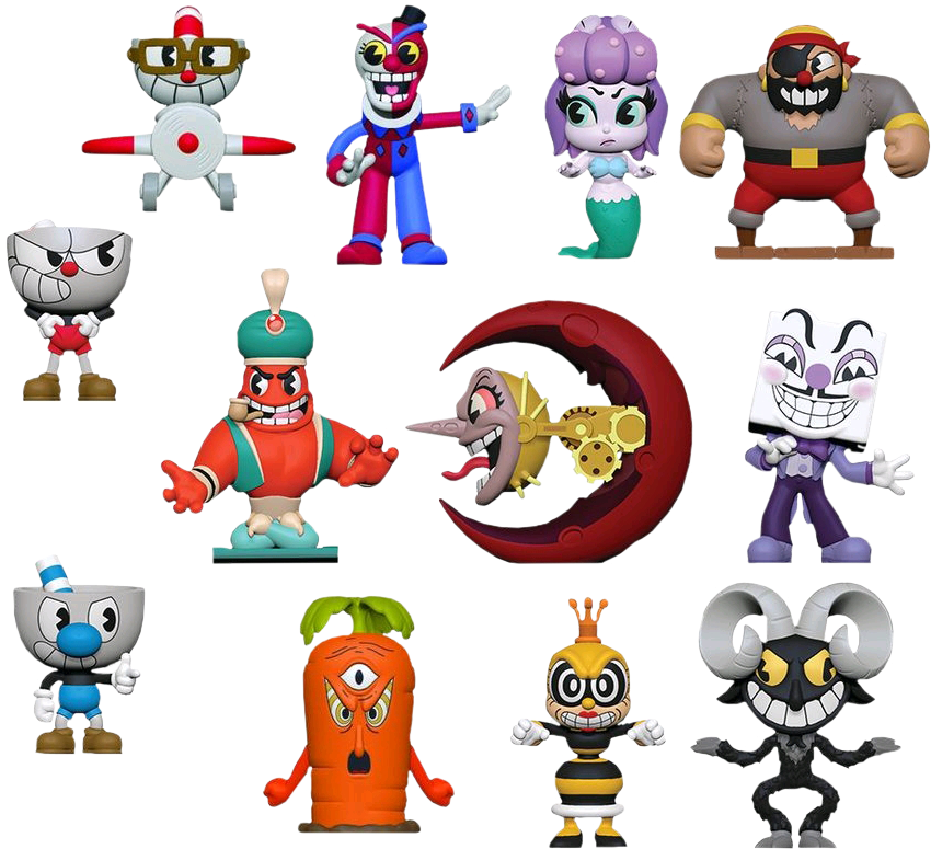 Cuphead Cuphead Funko Mystery Minis Clipart Large Size Png Image