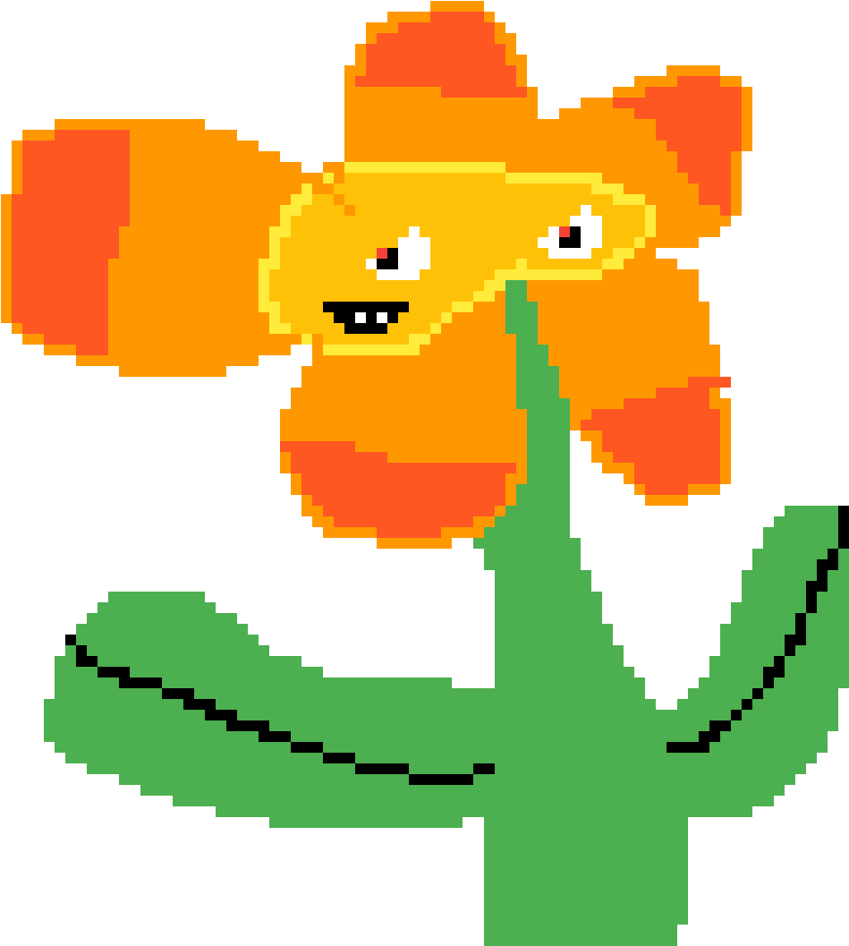 Flower From Cuphead Flowers Healthy - Cartoon Clipart - Large Size Png ...