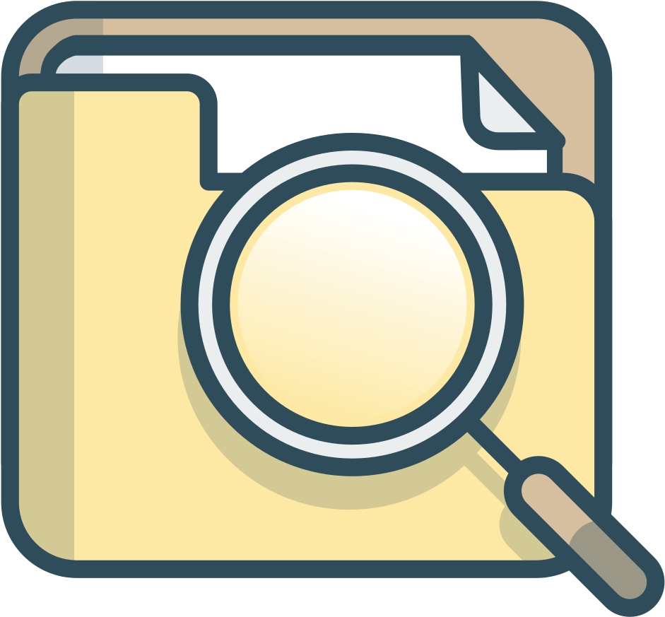 Download File Search Icon - Transparent File Search Logo Clipart Png ...