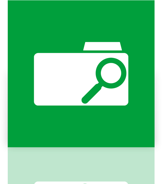 Download Folder, Mirror, Search Icon - Icon Clipart Png Download - PikPng