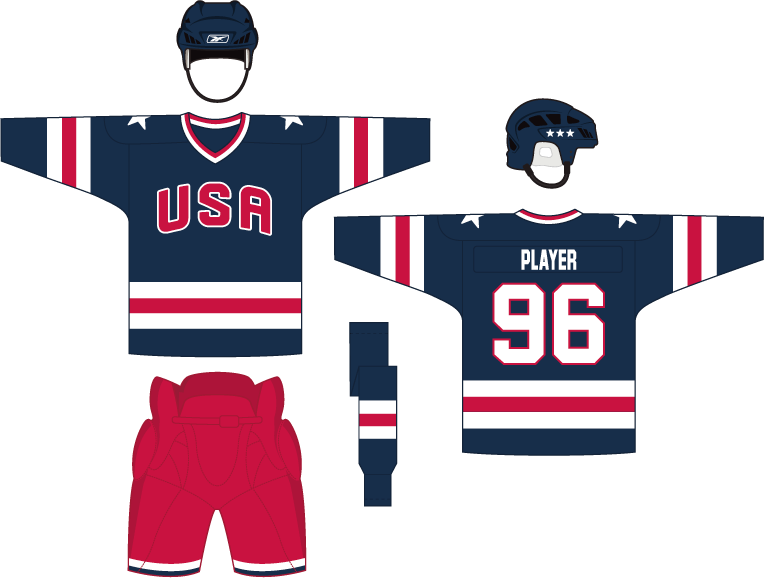 Usahockeyblue-2 - Illustration Clipart - Large Size Png Image - PikPng