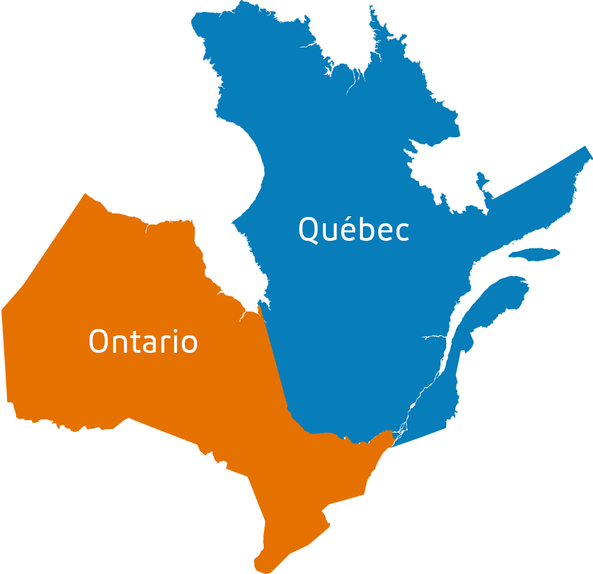 Download Quebec - Quebec Map Clipart Png Download - PikPng