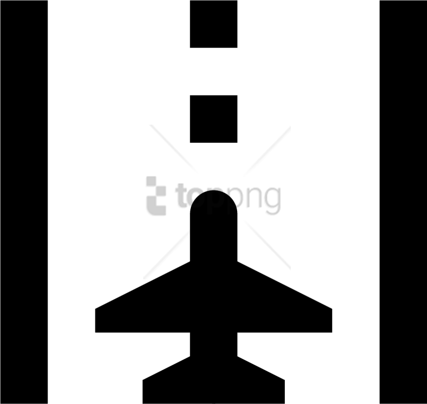 Free Png Runway Icon - Cross Clipart - Large Size Png Image - PikPng
