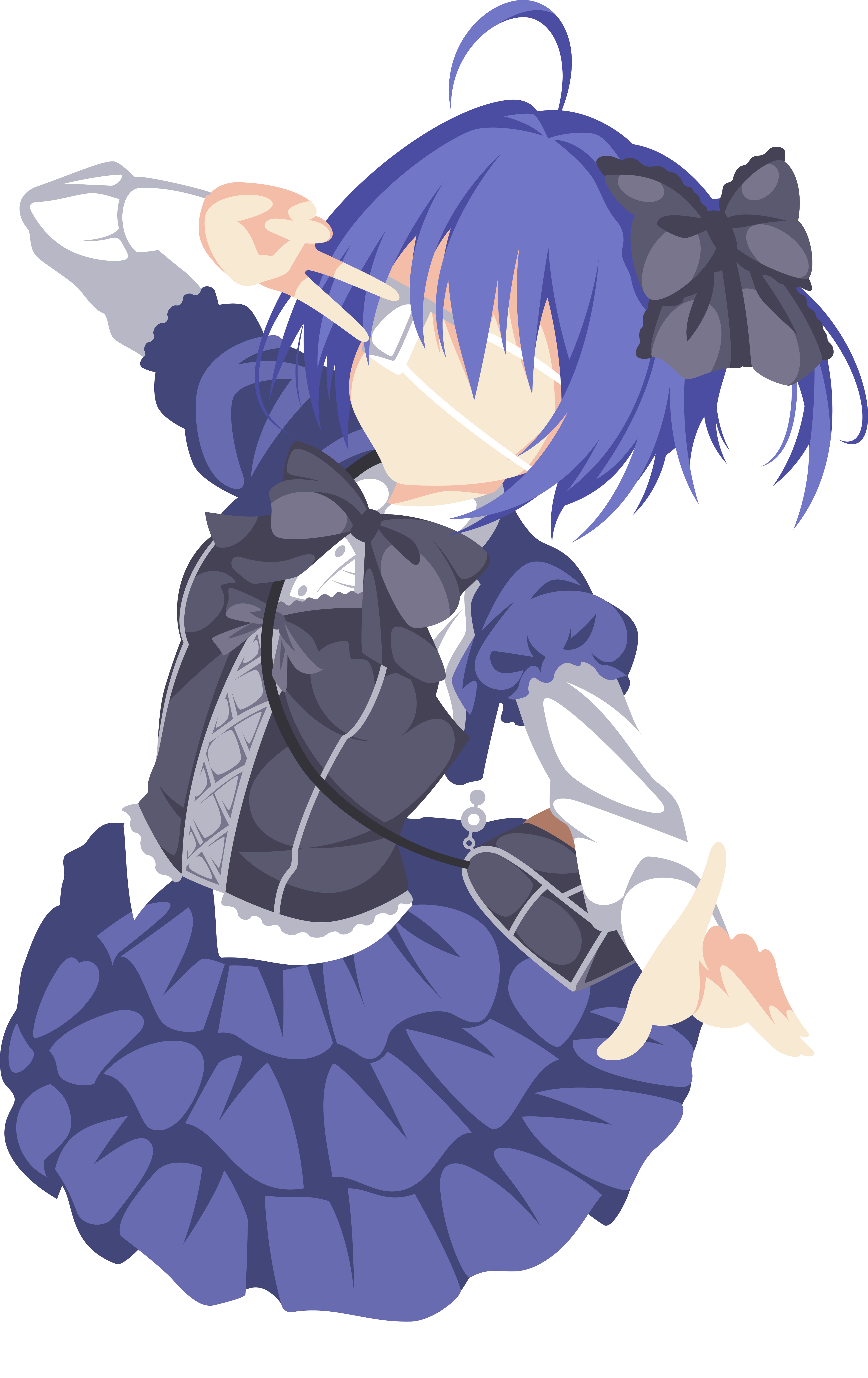 View Rikka Takanashi - Rikka Takanashi Kawaii Render Clipart - Large ...