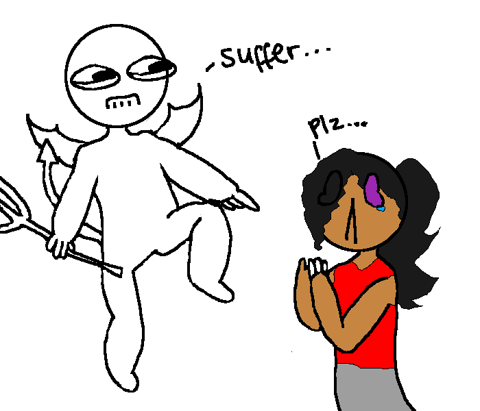 Suffer Collab~ - Cartoon Clipart - Large Size Png Image - PikPng