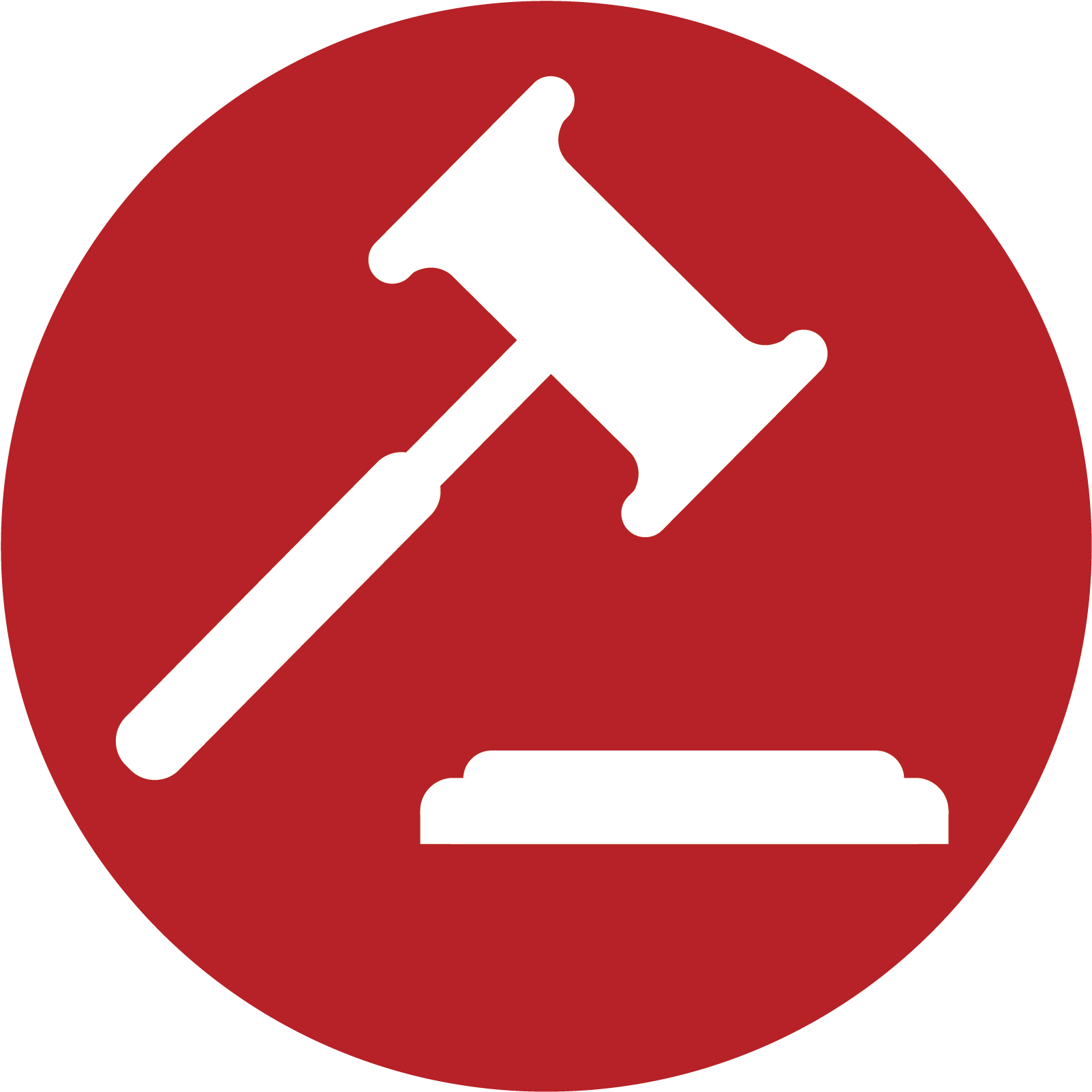 Law Hammer Logo - Sanctions Icon Clipart - Large Size Png Image - PikPng