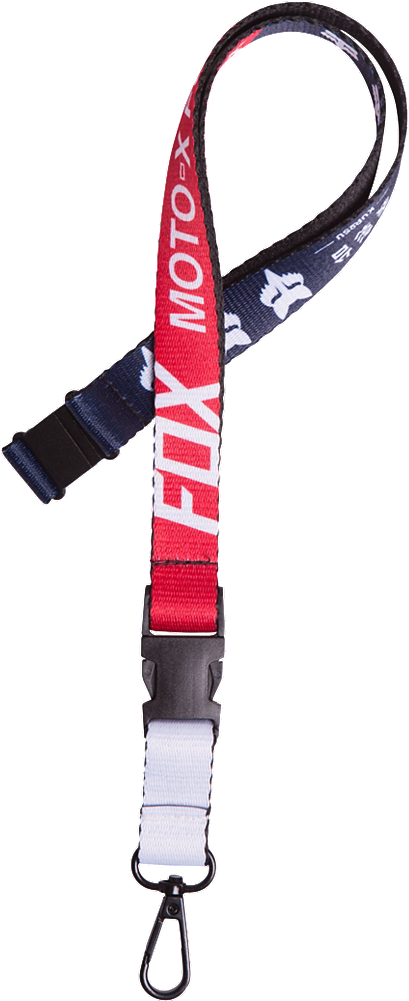 Fox Racing Scramblur Portage Lanyard Red Schlüsselband - Fox Lanyard ...