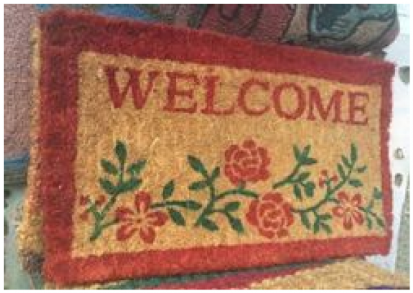 Jute Foot Mat Clipart - Large Size Png Image - PikPng