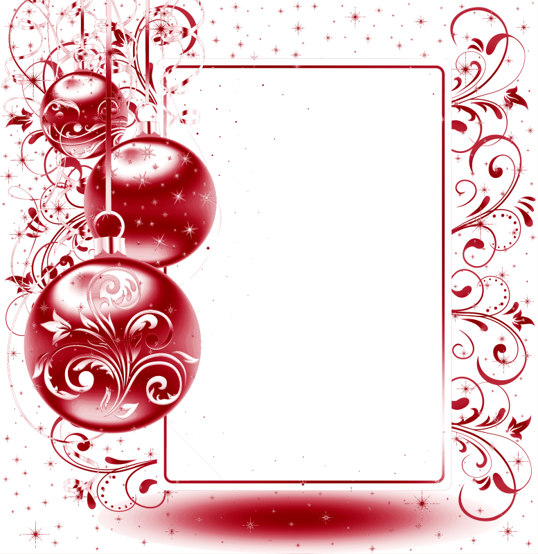 Holiday Clipart Picture Frame - Christmas Holiday Border - Png Download ...