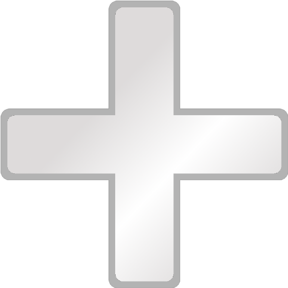 White Plus Sign Png - Cross Clipart - Large Size Png Image - PikPng