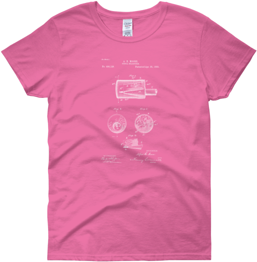 Pencil Sharpener Tshirt - T-shirt Clipart - Large Size Png Image - PikPng