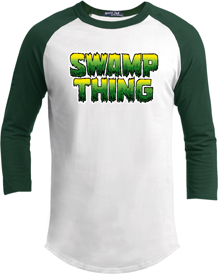 Swamp Thing Creature Slime Ugly Monster Comic T - Long-sleeved T-shirt ...