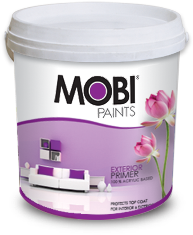 Mobi Exterior Primer Water Based - Mobi Paints Clipart - Large Size Png ...