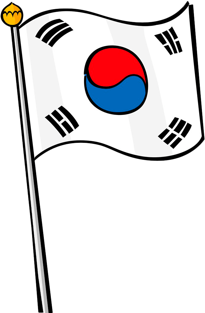 Korea Flag Icon - South Korea Flag Clipart - Png Download - Large Size ...