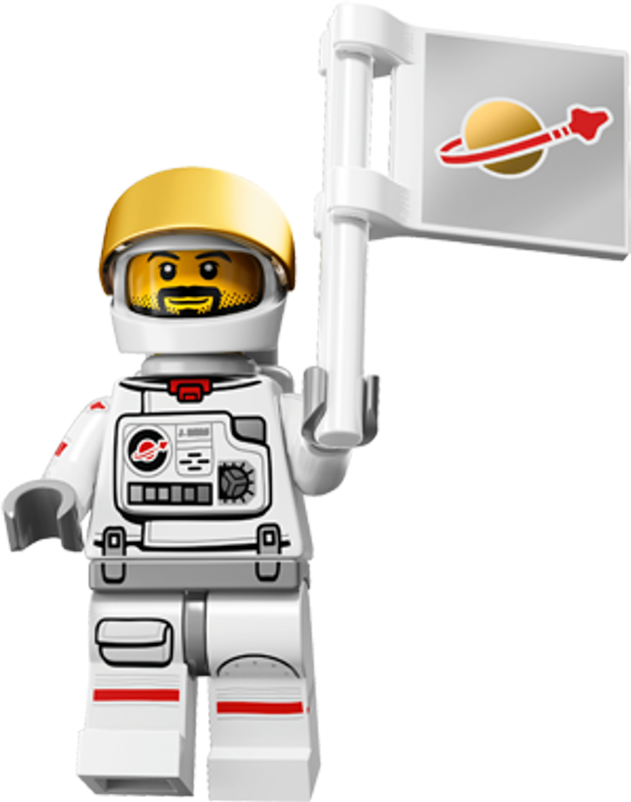 Minifigures Series Classic Spaceman Clipart - Large Size Png Image - PikPng