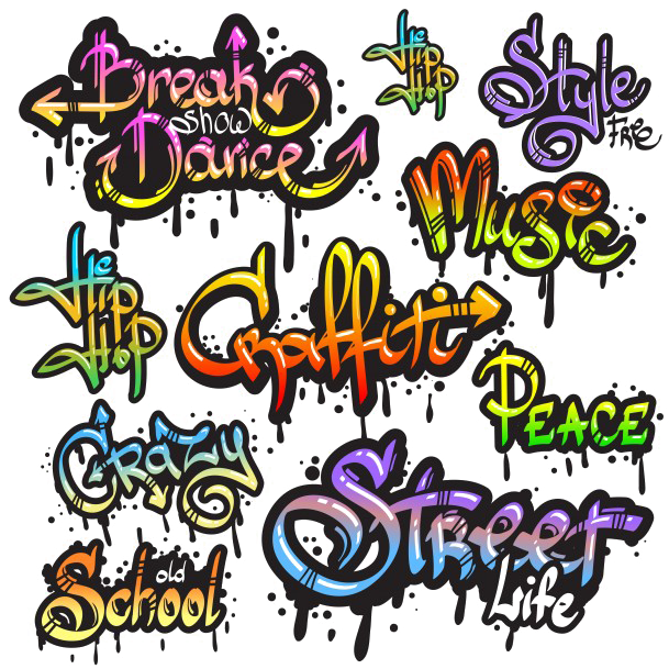 Graffiti Png Photo - Spray Paint Art Words Clipart - Large Size Png ...