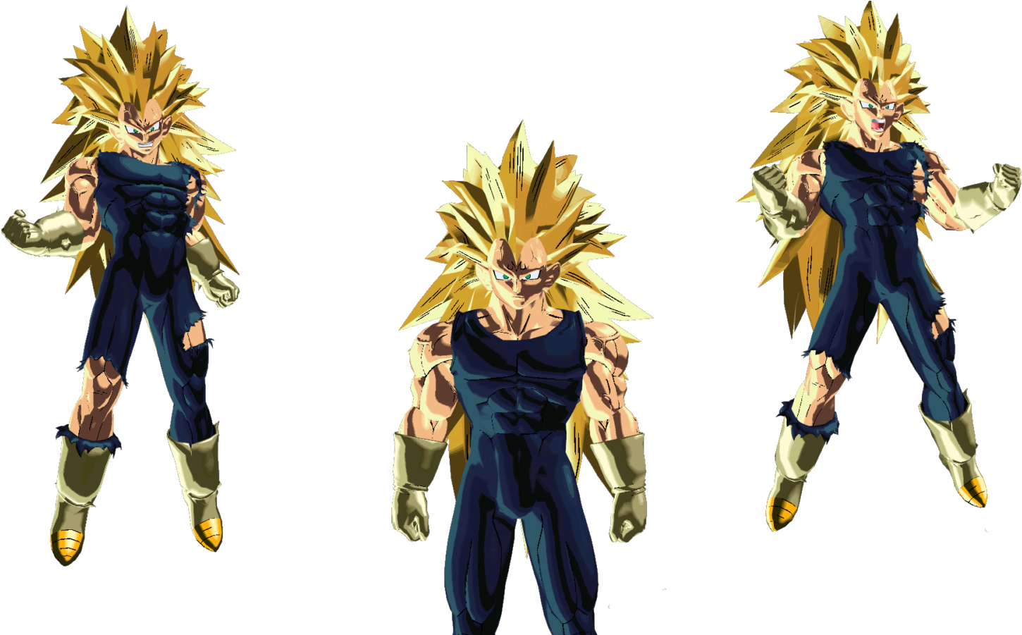 Super Saiyan 3 Majin Vegeta , Png Download Clipart - Large Size Png ...