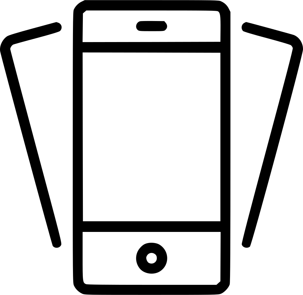 Tilt Phone Smartphone Mobile Device Iphone Svg Png - Mobile Device Icon ...