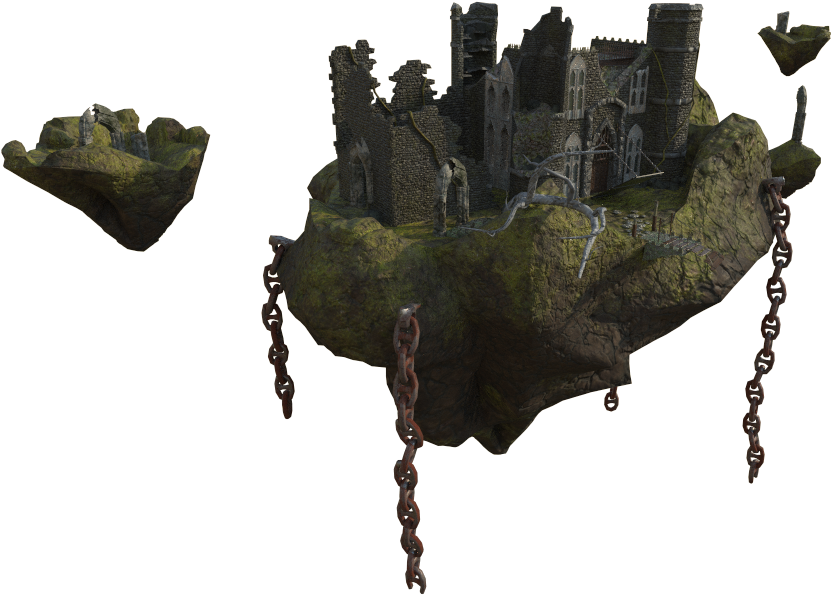 Floating Castle Png Clipart - Large Size Png Image - PikPng