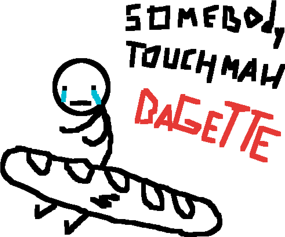 French Bread - Calligraphy Clipart - Large Size Png Image - PikPng