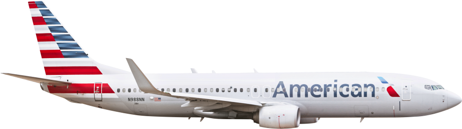American Airlines Plane Png Clipart - Large Size Png Image - PikPng