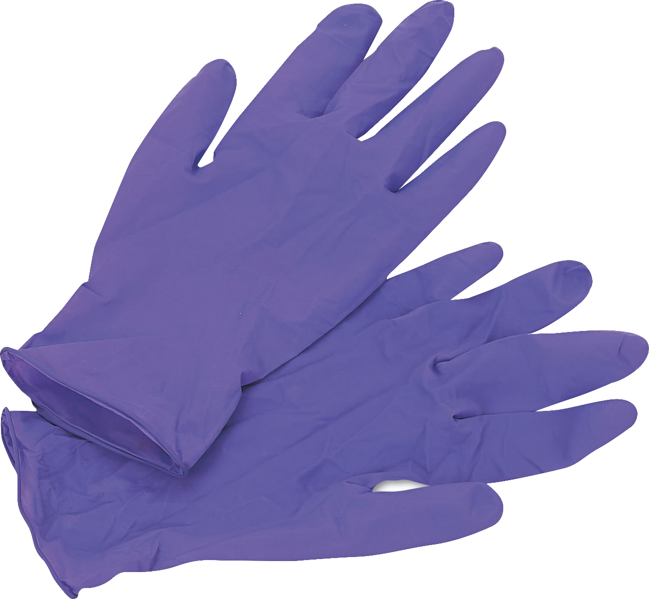 Purple Nitrile Gloves Clipart - Large Size Png Image - PikPng