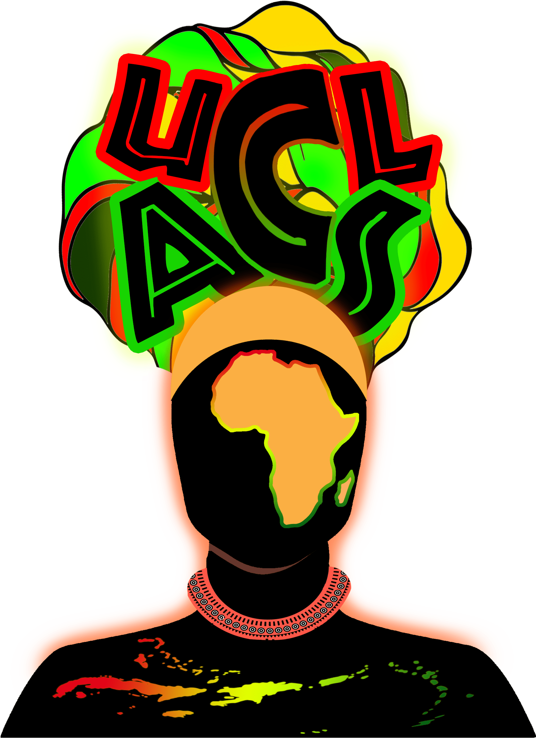 Ucl African Caribbean Society Clubs & Societies - Illustration Clipart ...