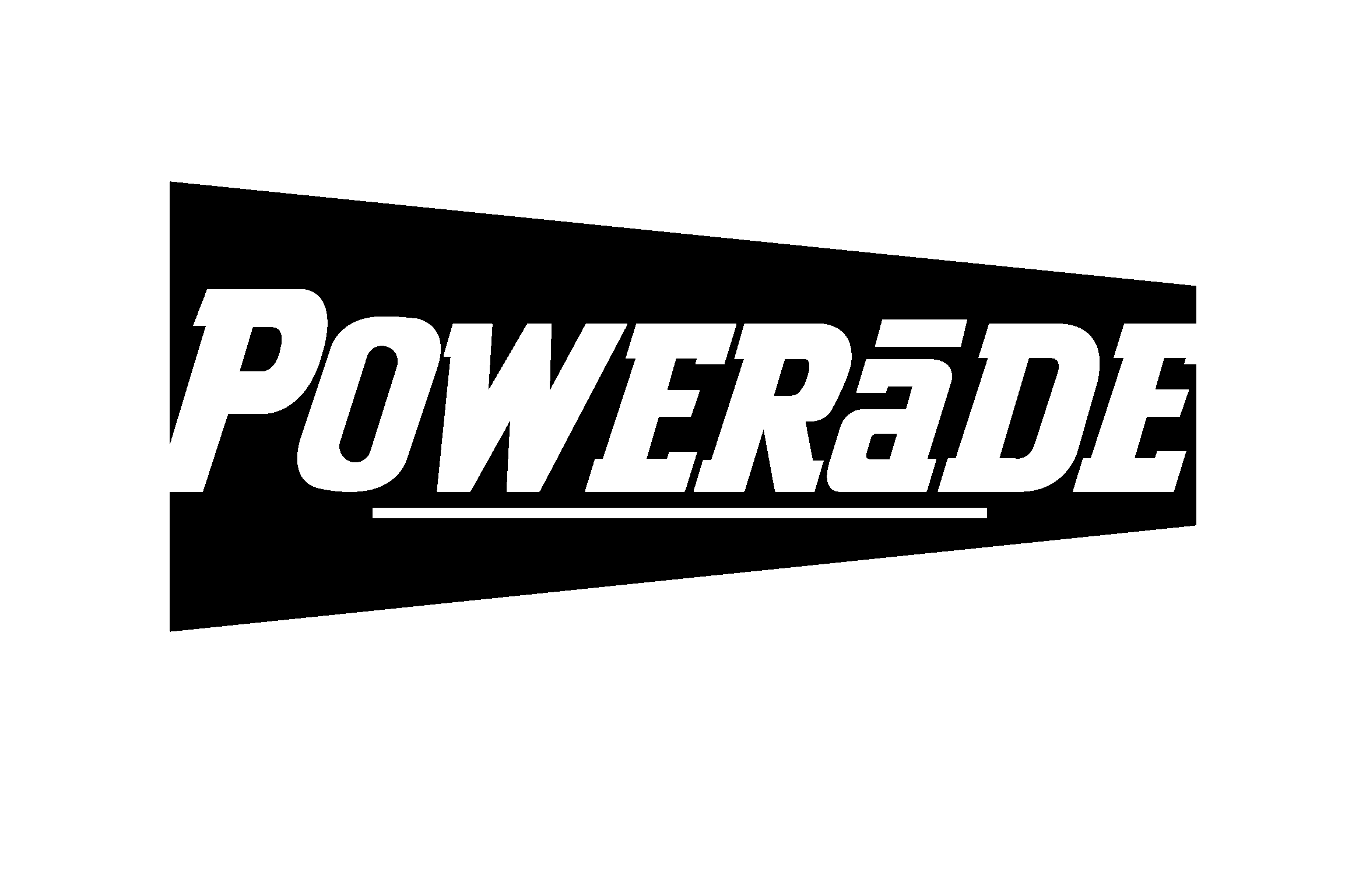 Powerade Logo Black And White - Powerade Clipart - Large Size Png Image ...