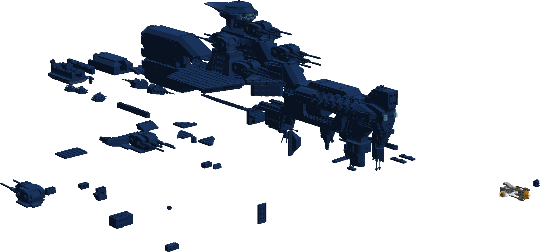 First Heimdall Build - R Type Dreadnought Clipart - Large Size Png ...