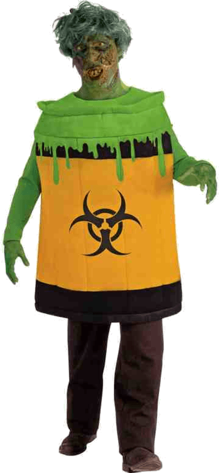 Toxic Waste Barrel Costume Clipart - Large Size Png Image - PikPng