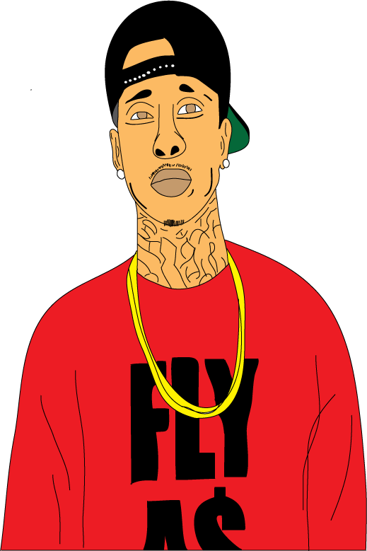 Tyga Drawing - Illustration Clipart - Large Size Png Image - PikPng