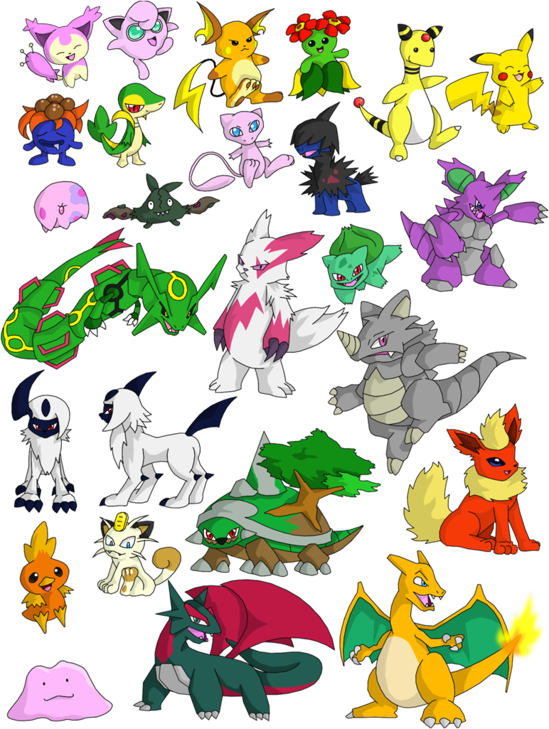 Lightning Clipart Pokemon - 25 Pokemons - Png Download - Large Size Png ...