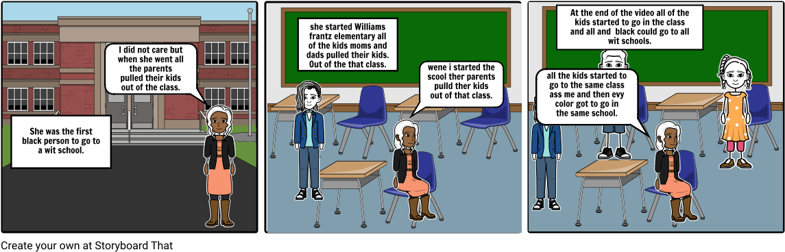 Ruby Bridges - Cartoon Clipart - Large Size Png Image - PikPng