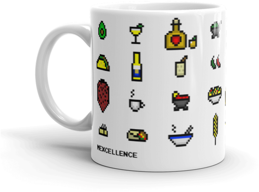 Pixel Food Mug - Mug Clipart - Large Size Png Image - PikPng