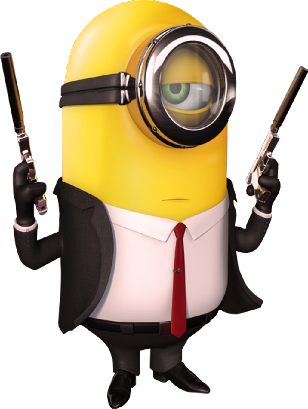 007 Sticker - Minions James Bond Clipart - Large Size Png Image - PikPng