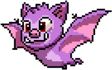 Bat, Pixel, And Png Image Clipart - Large Size Png Image - PikPng