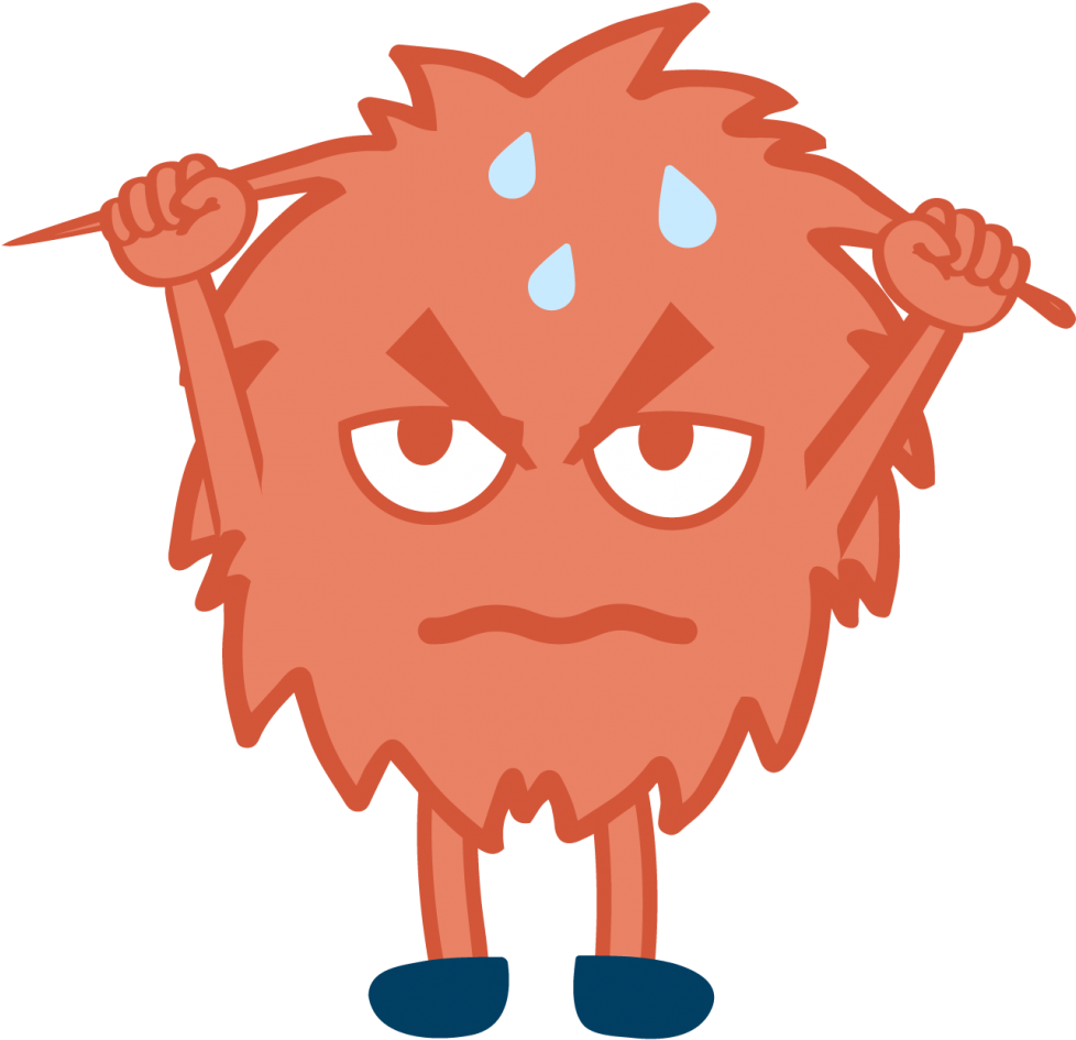 Image Of The Frustrated Character , Png Download Clipart - Large Size ...