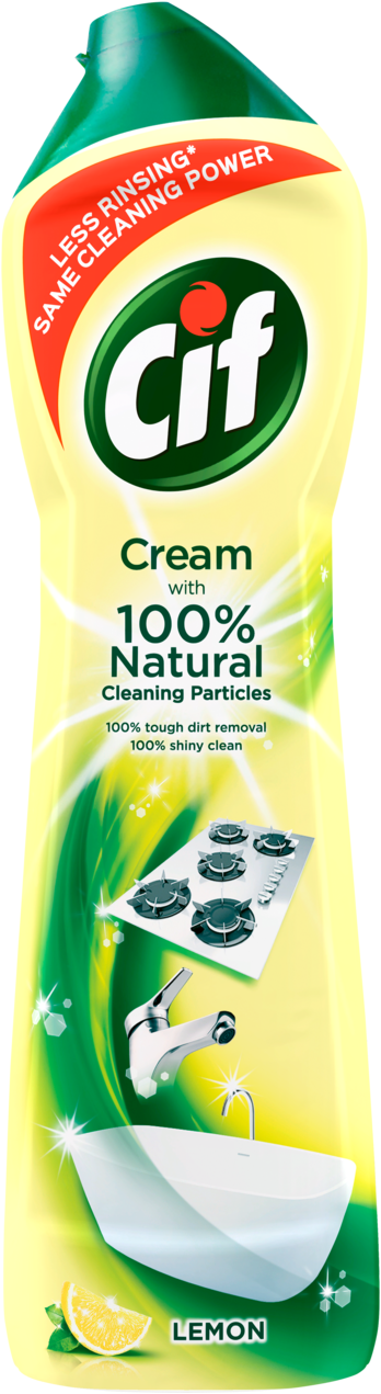 Cif Cream With Micro Crystals Clipart - Large Size Png Image - PikPng