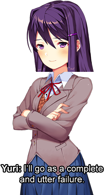 Doki Doki Literature Girls Monika Doki Doki Natsuki Png Clipart